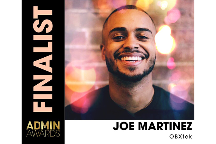 OBXtek’s Joe Martinez selected as finalist for Admin Awards | OBXtek Inc.